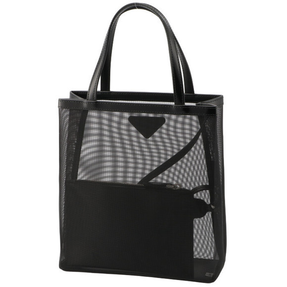 Prada | Bags | Prada Mesh Small Shopping Tote Bag Black | Poshmark
